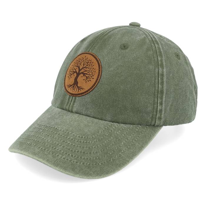 ブランド名Wild Spirit性別Men(メンズ)商品名Tree Of Life Engraved Patch Olive Washed Dad Capカラー・Green