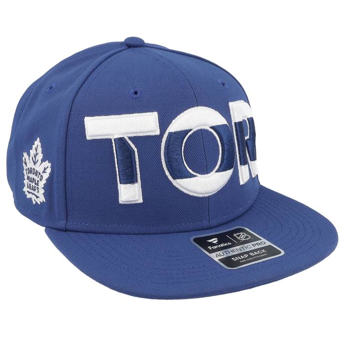 ブランド名Fanatics性別Men(メンズ)商品名Toronto Maple Leafs Authentic Pro Rink Flat Brim Blue Snapbackカラー・Blue
