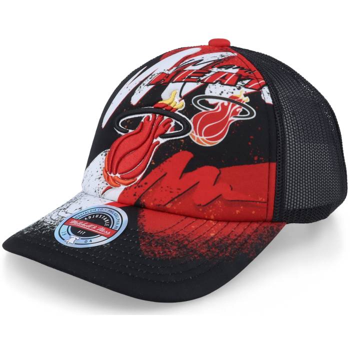 ブランド名Mitchell & Ness性別Men(メンズ)商品名Miami Heat Hyper Black Truckerカラー・Black