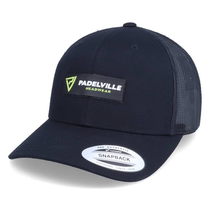 ブランド名Padelville性別Men(メンズ)商品名Neon Logo Patch Black Truckerカラー・Black
