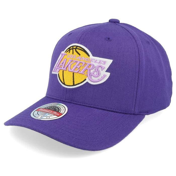 ブランド名Mitchell & Ness性別Men(メンズ)商品名Los Angeles Lakers Team Logo Seasonal Classic Red Plum Adjustableカラー・Purple