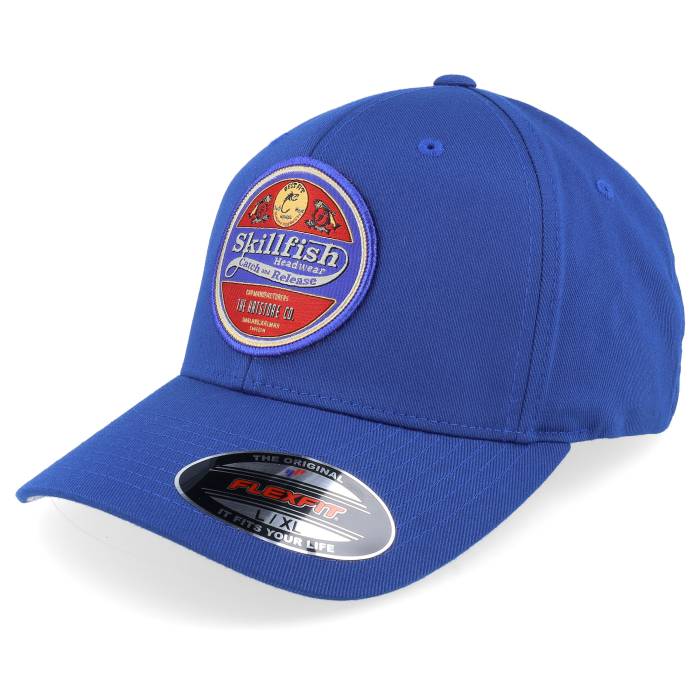 ブランド名Skillfish性別Men(メンズ)商品名Retro Fishing Logo Wooly Combed Royal Flexfitカラー・Blue
