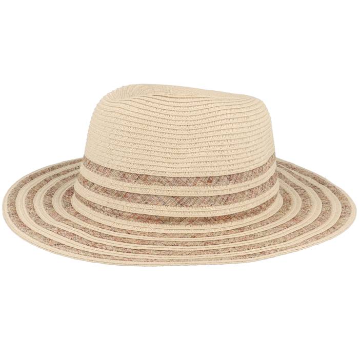 ブランド名Seeberger性別Men(メンズ)商品名Fedora In Stripy Design Linen Sand Straw Hatカラー・Beige