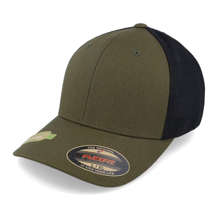 ブランド名Flexfit性別Men(メンズ)商品名Recycled Mesh Trucker Olive/Blackカラー・Green