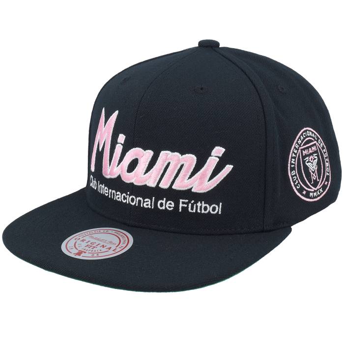 ブランド名Mitchell & Ness性別Men(メンズ)商品名International Miami Fotball Club Team Script 2.0 Black Snapback
