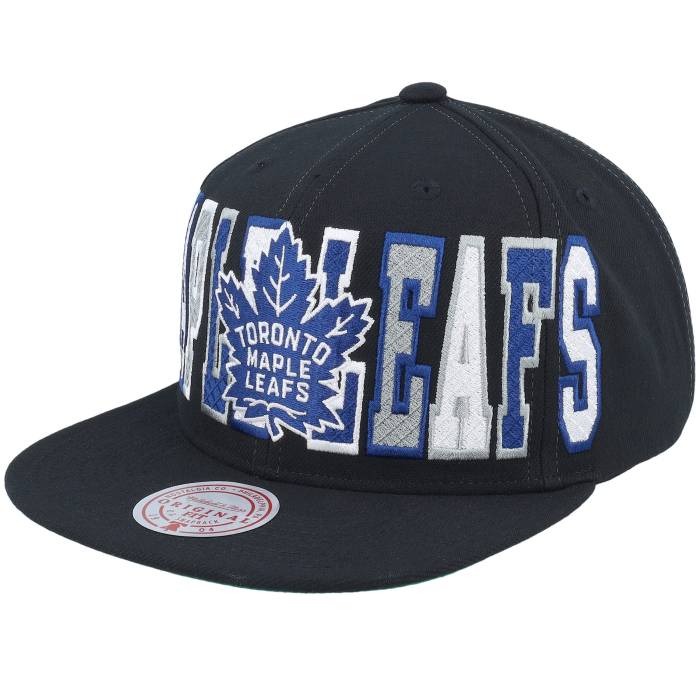 ブランド名Mitchell & Ness性別Men(メンズ)商品名Toronto Maple Leafs Varsity Bust Black Snapbackカラー・Black