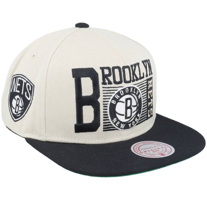 ブランド名Mitchell & Ness性別Men(メンズ)商品名Brooklyn Nets Speed Zone Off White/Black Snapbackカラー・White