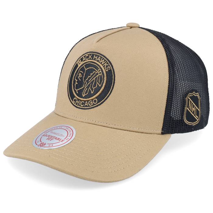 ブランド名Mitchell & Ness性別Men(メンズ)商品名Hatstore Exclusive X Chicago Blackhawks Archaeo Tan/Black Truckerカラー・Beige