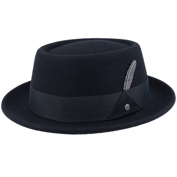 ブランド名Stetson性別Men(メンズ)商品名Woolfelt Black Pork Pieカラー・Black