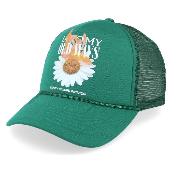 ブランド名Coney Island Picnic性別Men(メンズ)商品名Old Ways Graphic Pine Green Truckerカラー・Green