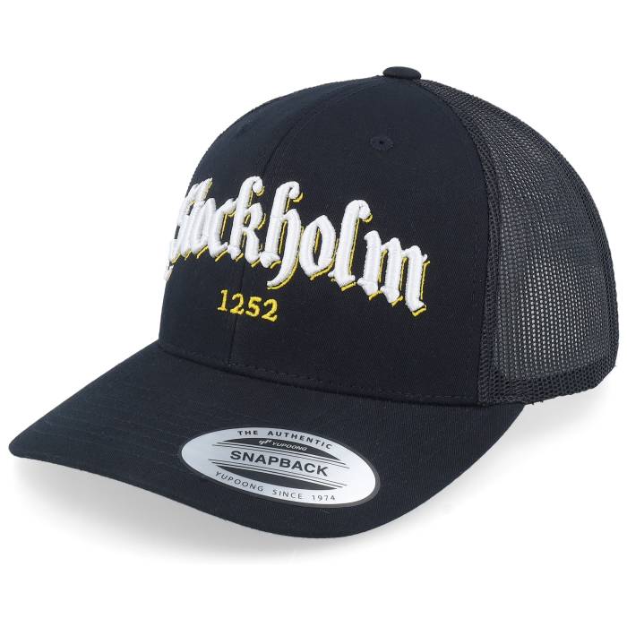 ブランド名Hatstore性別Men(メンズ)商品名3D Stockholm White Script Black Truckerカラー・Black