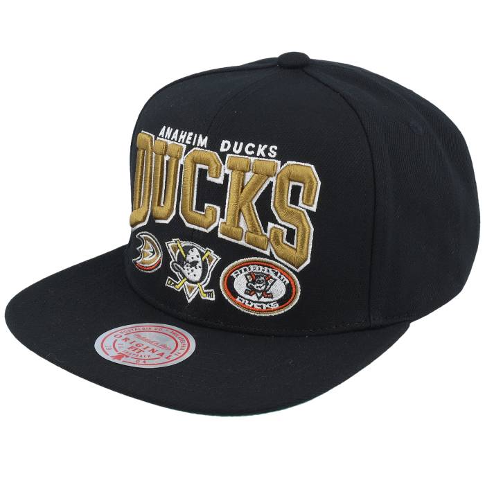 ブランド名Mitchell & Ness性別Men(メンズ)商品名Anaheim Ducks Champ Stack Black Snapbackカラー・Black