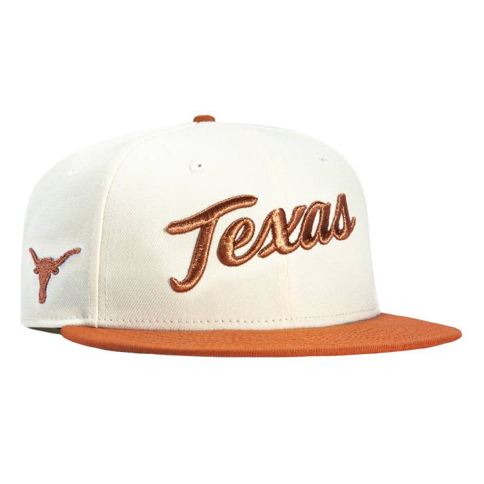 ブランド名New Era性別Men(メンズ)商品名59Fifty Texas Longhorns Logo Patch Script Hatカラー・White / Burnt Orange