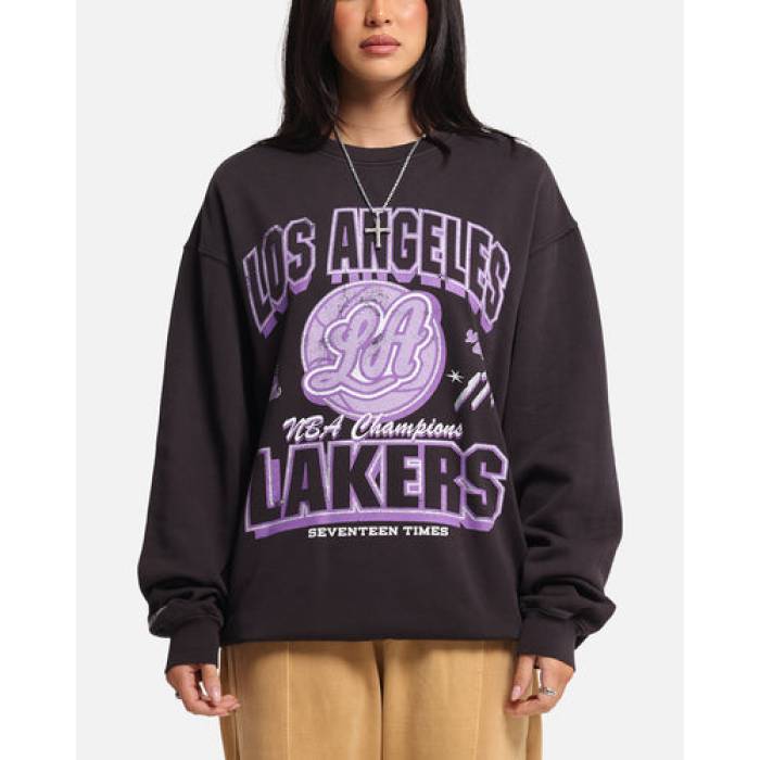 ブランド名Mitchell & Ness性別Womens(レディース)商品名Los Angeles Lakers Arch Logo Crewneckカラー・Overdyed Black