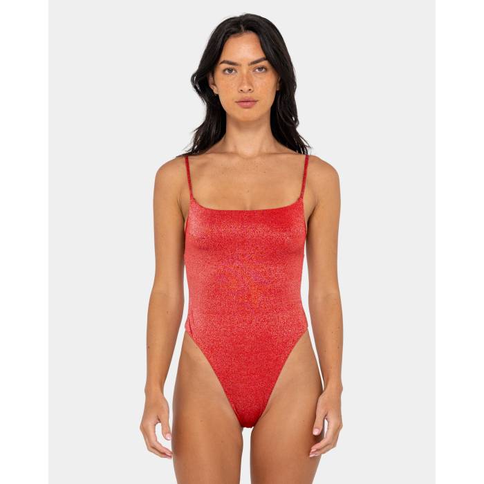 ブランド名Rusty性別Womens(レディース)商品名Womens Shimmy Hi Leg One Piece Swimsuitカラー・Red