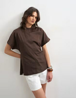 ブランド名Topshop性別Women(レディース)商品名Topshop slit side tee in dark chocolateカラーDark/chocolate