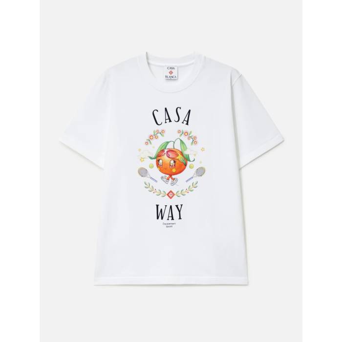 ブランド名Casablanca性別Unisex(ユニセックス)商品名Casa Way Orange Mascot Short Sleeve T-Shirtカラー・White