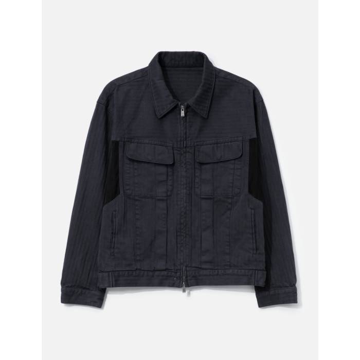 ブランド名Polyteru性別Unisex(ユニセックス)商品名Hbt Zip Trucker Jacketカラー・Ink Black