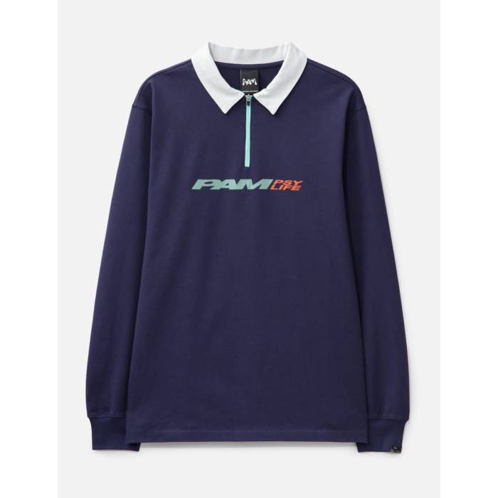 ブランド名Perks And Mini性別Unisex(ユニセックス)商品名Howl Half Zip Rugby Topカラー・Blue