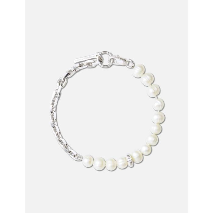 ブランド名Midnightfactory性別Unisex(ユニセックス)商品名Chuck Nut W/ Freshwater Pearls Chain Braceletカラー・White Pearl