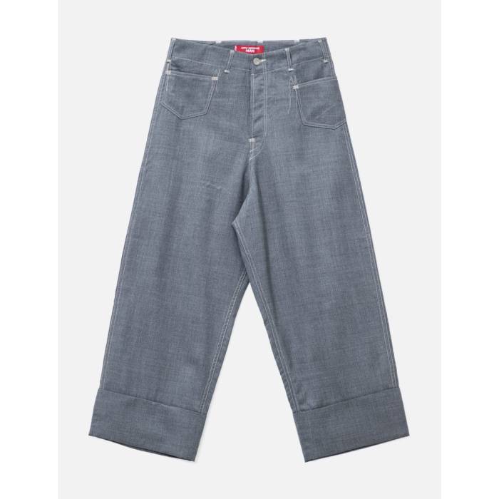 ブランド名Junya Watanabe Man性別Men(メンズ)商品名X Levi's Wool Pinstriped Wide Cropped Pantsカラー・Blue/ Gray
