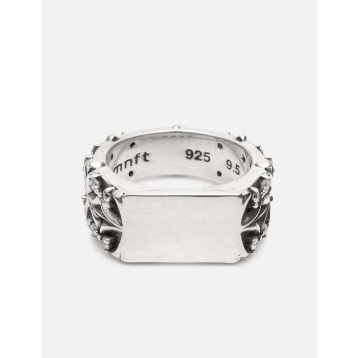ブランド名Midnightfactory性別Unisex(ユニセックス)商品名Maltese Cross Quadruplets Signet Ring (Oxidised)カラー・Oxidised &Amp; White Stones
