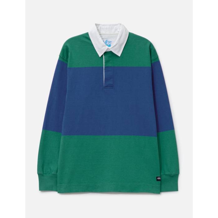 ブランド名Gramicci性別Men(メンズ)商品名Langdon Rugby Shirtカラー・Cerulean / Emerald