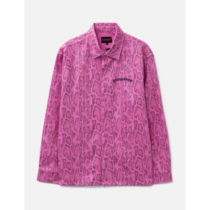 ブランド名Pleasures性別Men(メンズ)商品名Anaconda Overshirtカラー・Fuchsia