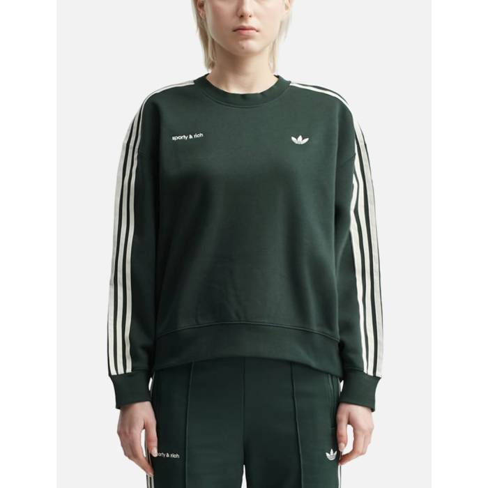 ブランド名Adidas Originals性別Unisex(ユニセックス)商品名Sporty &amp; Rich Sweatshirtカラー・Shadow Green