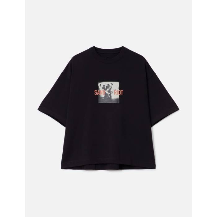 ブランド名Goopimade性別Men(メンズ)商品名X Tightbooth “Gtb-03T” Sand Riot Logo T-Shirtカラー・Black