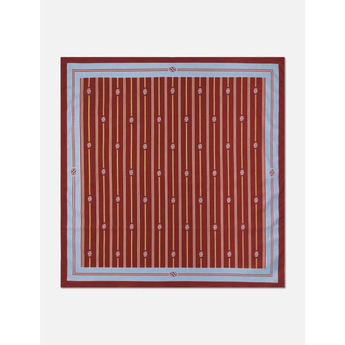 ブランド名Drole De Monsieur性別Men(メンズ)商品名Foulard Rayure Monogrammeカラー・Dark Red