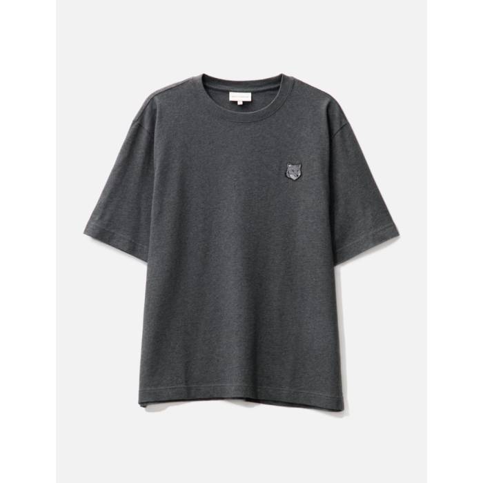 ブランド名Maison Kitsuné性別Men(メンズ)商品名Bold Fox Head Patch Oversize T-Shirtカラー・Dark Gray Melange
