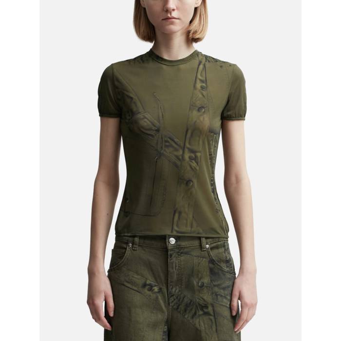 ブランド名Blumarine性別Women(レディース)商品名Printed T-Shirtカラー・Military Green