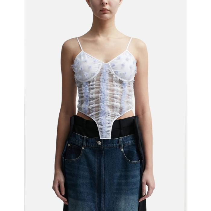 ブランド名Pushbutton性別Women(レディース)商品名Lace Corset Topカラー・Blue