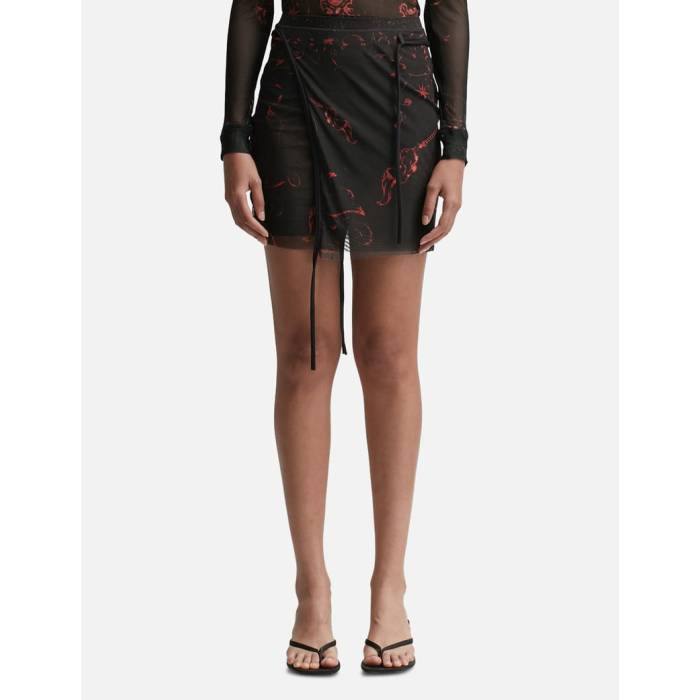 ブランド名Ottolinger性別Women(レディース)商品名Mesh Wrap Mini Skirtカラー・Skribbl Red