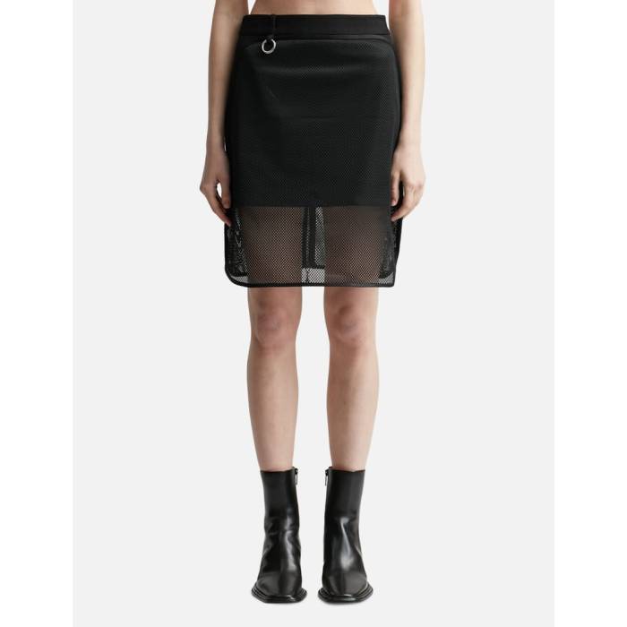 ブランド名Private Policy性別Women(レディース)商品名Mesh Denim Double-Layer Skirtカラー・Black