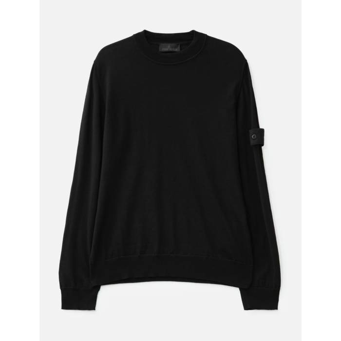 ブランド名Stone Island性別Men(メンズ)商品名Pure Light Rws Wool_ Ghost Knit Crewneck Jumperカラー・Black