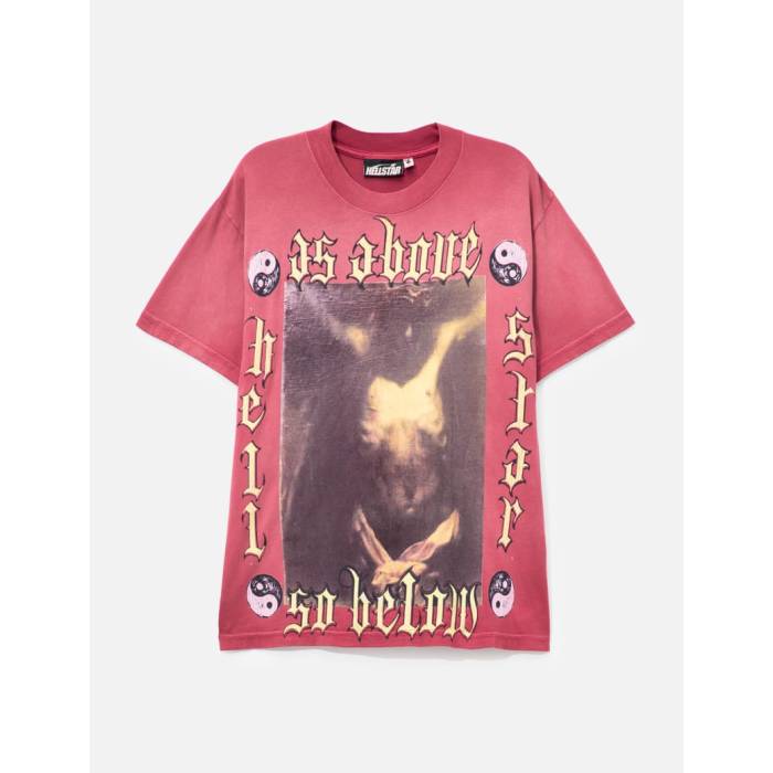 ブランド名Hellstar性別Men(メンズ)商品名As Above So Below T-Shirt (Studs)カラー・Red