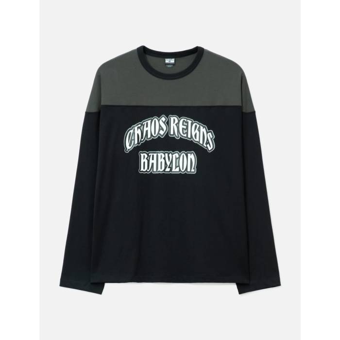 ブランド名Babylon性別Men(メンズ)商品名Long Sleeve Football Teeカラー・Black