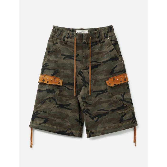 ブランド名Plateau Studio性別Men(メンズ)商品名Camo Sweat Shortsカラー・Washed Camo