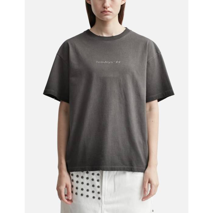 ブランド名Twojeys性別Unisex(ユニセックス)商品名Icon Washed Black T-Shirtカラー・Black