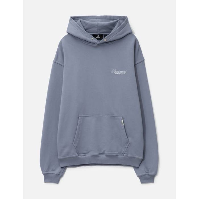 ブランド名Represent性別Men(メンズ)商品名Owners Club Script Hoodieカラー・Dusty Blue