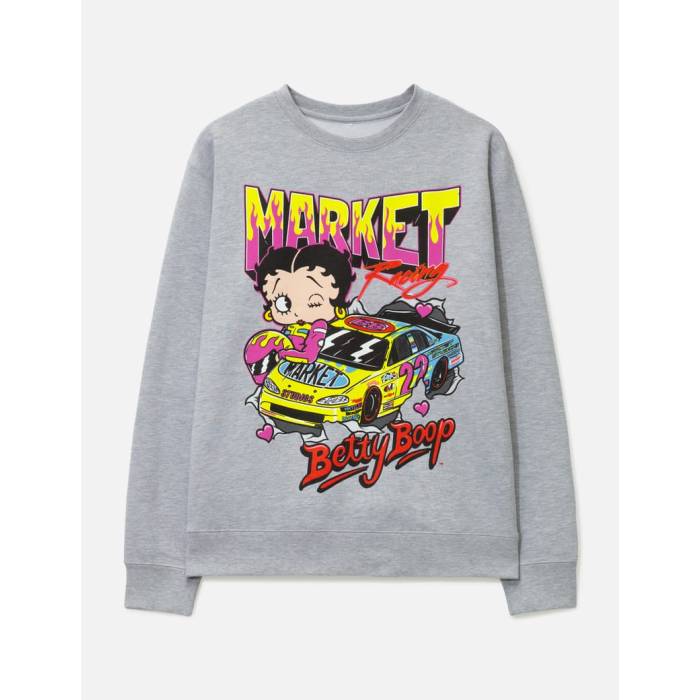 ブランド名Market性別Men(メンズ)商品名Betty Boop Racing Sweatshirtカラー・Grey