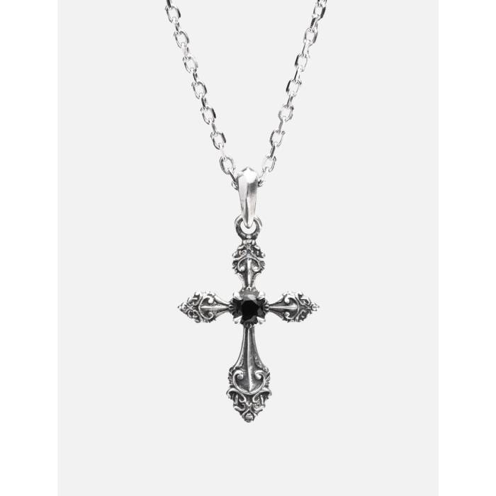 ブランド名Midnightfactory性別Unisex(ユニセックス)商品名Oxidised Cross Pendant Necklaceカラー・Black