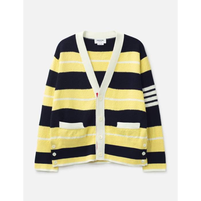 ブランド名Thom Browne性別Unisex(ユニセックス)商品名Seed Stitch 4-Bar Cardiganカラー・Pale Yellow