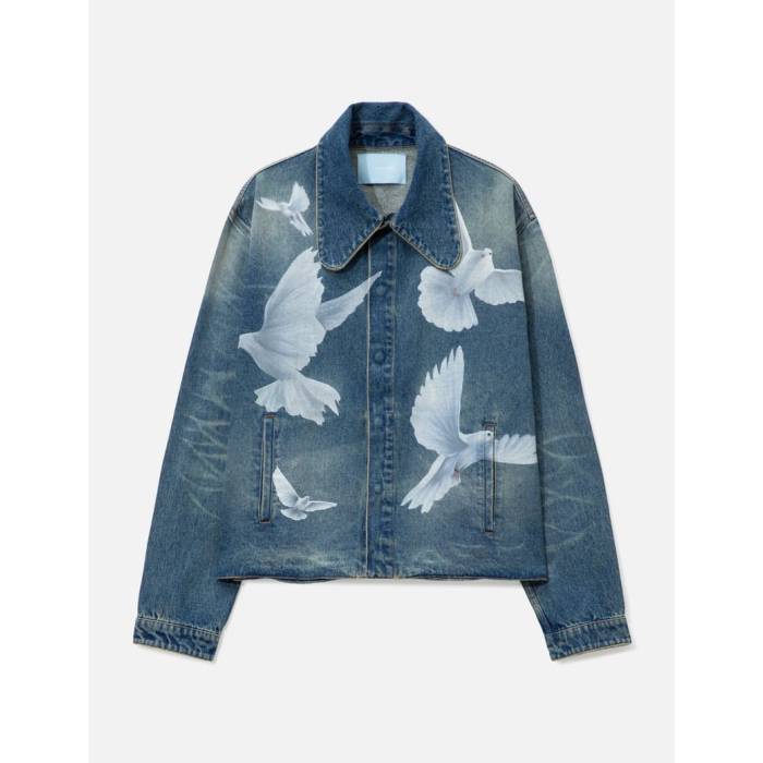 ブランド名3.Paradis性別Men(メンズ)商品名Freedom Doves Denim Jacketカラー・White