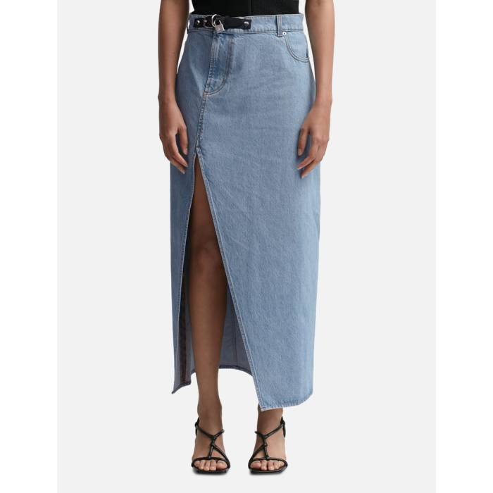 ブランド名Jw Anderson性別Women(レディース)商品名Padlock Strap Long Slit Skirtカラー・Light Blue