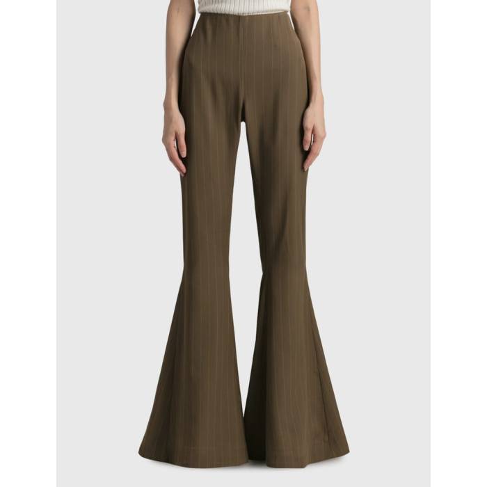 ブランド名Acne Studios性別Women(レディース)商品名Flared Striped Trousersカラー・Khaki Green