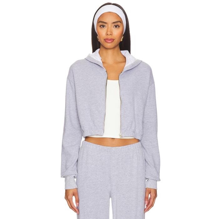 ブランド名La Made性別Women(レディース)商品名Zip Up Crop Hoodieカラー・Heather Grey