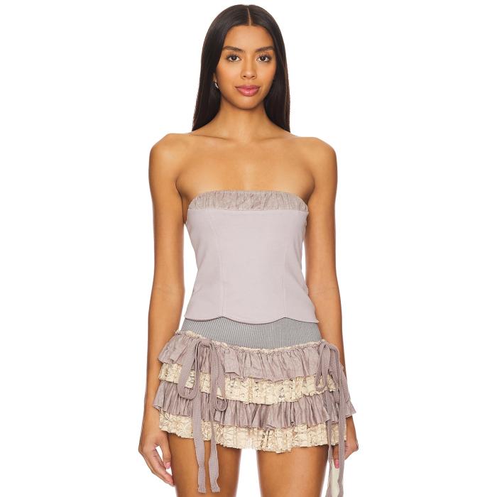 ブランド名Zemeta性別Women(レディース)商品名Scallop Lover Tube Topカラー・Lavender